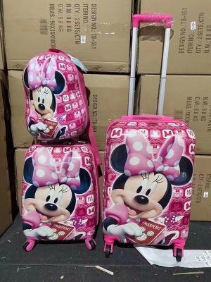中国 Cartoon Print 4 Wheels Spinner ABS PC Kids Trolley Case 販売のため