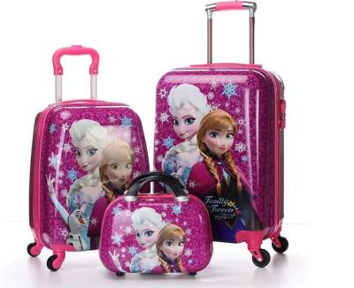 Cina Customize Pattern Cartoon Animation Kids Ride-On Suitcase Children Seat For Girls Boys Travel Carry On Luggage in vendita