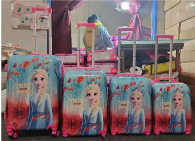 中国 Transparent Clear Customized Design Cartoon Animal Design ABS PC Travel Suitcase Bags Kids Suitcase Luggage 販売のため