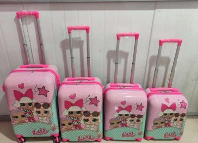 Cina Children'S Waterproof Anti-Theft Skateboard Trolley Suitcase Cute Cartoon Printing Universal Wheel Skateboard Suitcases in vendita
