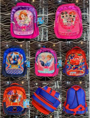 Cina Disegni misti Cartoni animati stampati in 3D Borsa da scuola per bambini 3 Pcs Zaini per bambini con borsa da pranzo e borsa a matita per ragazze Ragazzi in vendita