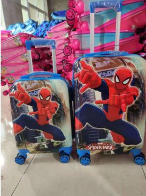 Cina 16 20 Inch Suitcases Kids Custom Anime Pattern Printing Design Abs+Pc Luggage Set Traveling Travel Trolley Bags in vendita