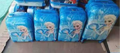 Cina OEM Transparent Clear Customized Design Cartoon Animal Design ABS PC Travel Suitcase Bags Kids Suitcase Luggage in vendita
