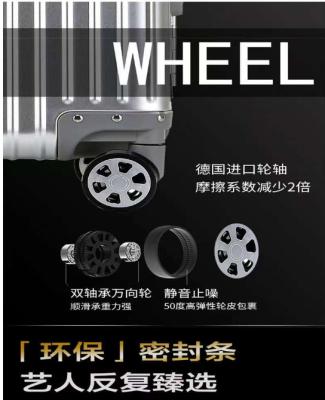中国 メーカー 大容量 工場 提供 アルミ フレーム スーツケース セット 3 片 荷物 セット カップ ホールド 販売のため