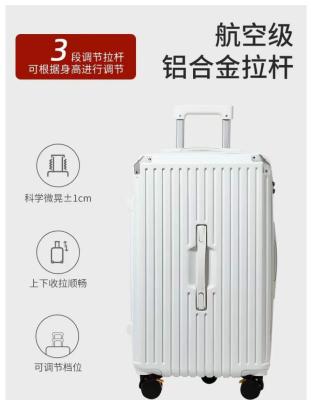 Cina New Design Factory Wholesale Large Capacity Suitcase Carry On Luggage PC ABS Hard Shell Spinner Wheels Combination Lock in vendita