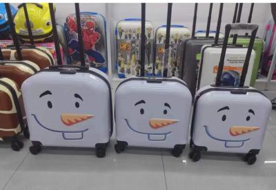 Cina New Design 18inches Universal Wheel Trolley Box Children'S Fashion Cartoon Trolley Box Cute 3D Stereo Boarding Box Gift in vendita