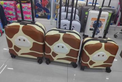 Cina Custom Cartoon Children'S Trolley Case LOGO 18 Inch 3D Animal Gift Boarding Box Universal Wheel Kids Suitcase Luggage in vendita