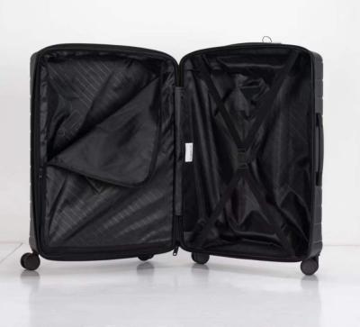 Cina Factory Custom White 3-Piece Hardshell ABS Carry-On Luggage Set Unisex Travel Gear With Spinner Wheels in vendita