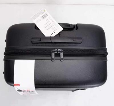 Cina Factory Custom White 3-Piece Hardshell ABS Carry-On Luggage Set Unisex Travel Gear With Spinner Wheels in vendita