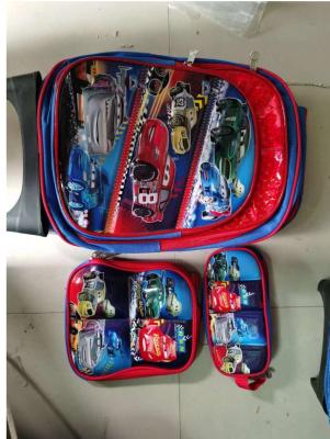 Cina Mochilas Escolares 3 Piece Set Cute 3D Cartoon Bookbags School Children Kids Backpack Bags Set in vendita