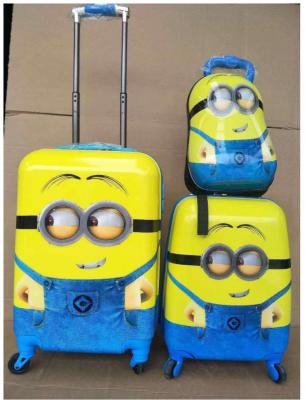 Cina Certificated Cartoon Printing ABS Kids Universal Wheel Travel Trolley Carry On Luggage in vendita