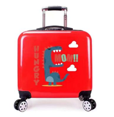 Cina Children Luggage Universal Wheel Cartoon Trolley Box Small Boarding Travel Box Lightweight Trailer Luggage in vendita