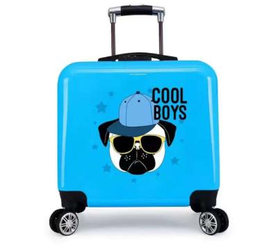 Cina ABS PC Luggage Hard Shell Printed Suitcase Travel Luggage Bags For Kids Or Children in vendita