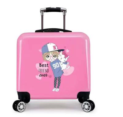 Cina ABS PC Luggage Hard Shell Printed Suitcase Travel Luggage Bags For Kids Or Children in vendita