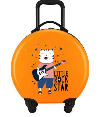 Cina Wholesaler Round Shape Kids Travel Suitcase Candy Color Cute Kid'S Luggage in vendita