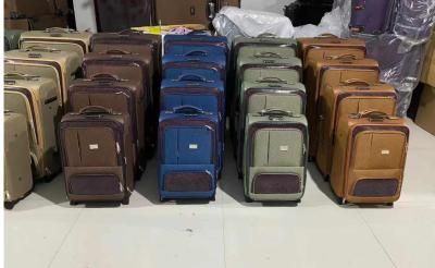 Cina Brown 4 Wheels 3-PC Rolling Eva Trolley Luggage Expandable Spinner Luggage Suitcase Set in vendita