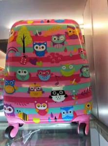 中国 Customized ABS Hard Shell PC Wheeled Suitcase With Spinner Caster Travelling Malas De Viagem Trolley Luggage Bag For Dai 販売のため