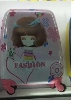 中国 Unisex 18inch Custom Print Kids Trolley Hard Case Luggage Spinner Wheel Kids Suitcase Luggage With Spinner Caster 販売のため