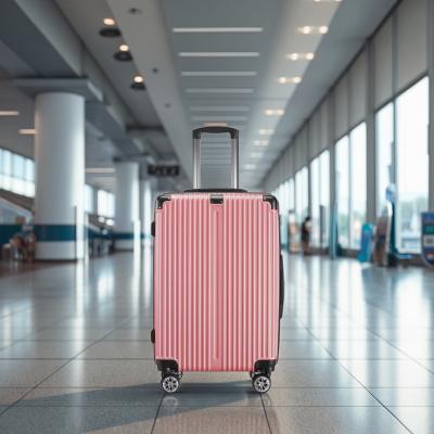 China Luxury High Quality PVC Suitcase Lightweight Travel Set for Business Trips Large-Capacity Carry-On Luggage for sale