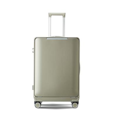 China Elegant Travel Suitcase  Custom Logo Scratch Resistant Laptop Case Luggage for sale