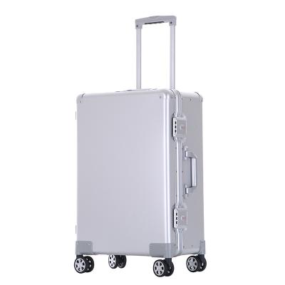 China Unisex 29-Inch Large Capacity TSA Lock Aluminum Magnesium Carry-On Luggage Trolley Case Spinner Wheel Unisex Suitcase Travel for sale