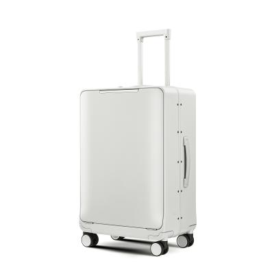 China 20 24 Inches PC Luggage Wet Dry Separation Travel Luggage Suitcase Unisex for sale