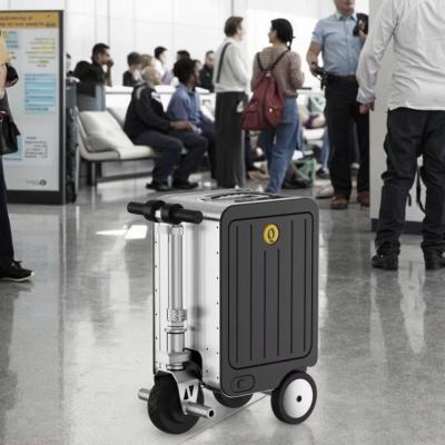 China Latest Model Multi-Functional Smart Luggage Case One-Key Speed Limit LED Atmosphere Lamp TSA Customs Trolley Aluminium Frame for sale