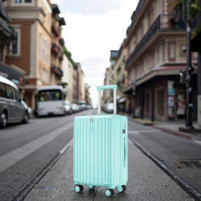 China High-End PC Aluminum Frame Suitcase with Spinner Caster Wheel Durable Tote Bag Wholesale Products from Explosive Models for sale
