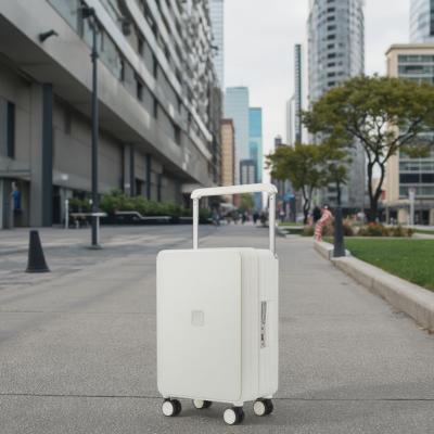 China 20-Inch Creative Student Suitcase New PP Scooter Trolley Case with Combination Lock Multi-Function Boarding Luggage for Travel for sale