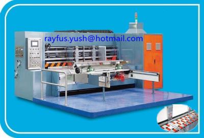 China De multiprinter Slotter Die Cutter van Kleurenflexo/Flexo-Druk en Matrijzensnijmachine Te koop