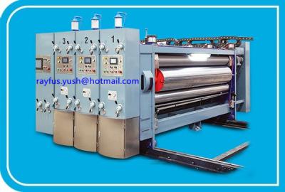 China De multiprinter Slotter Die Cutter van Kleurenflexo/Flexo-Druk en Matrijzensnijmachine Te koop