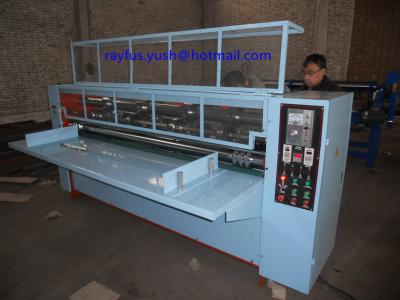 China High Efficient Slitter Scorer Machine Pre Crease Thin Blade Auto Sharpen for sale