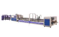 China Automatic Carton Corrugated Box Gluing Machine Strapper Full Computer Control for sale