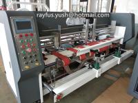 China Automatic Carton Corrugated Box Gluing Machine Strapper Full Computer Control for sale