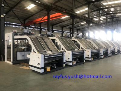 China Máquina del laminador de la flauta de la alta precisión/hoja acanalada automática que pega la máquina en venta