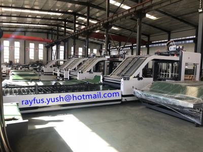 China Máquina del laminador de la flauta de la alta precisión/hoja acanalada automática que pega la máquina en venta