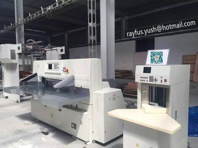 Cina Rotolo della carta di alta precisione alla tagliatrice dello strato/tagliacarte resistente della ghigliottina in vendita