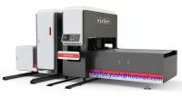 China Inline Carton Folder Gluer Machine / Automatic Pasting Machine Bundling Pe Plastic Tape Tied for sale