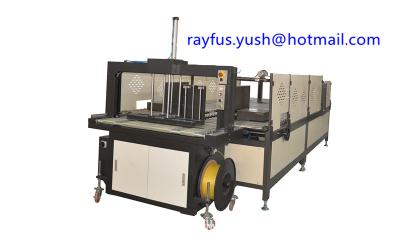 China ホールダーのGluer自動機械インラインPP Strapper PPベルトは共同をインラインに熱した for sale