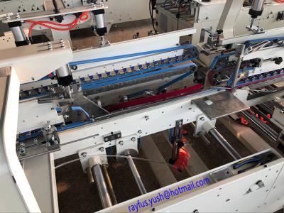中国 前に 	ボール紙またはE-FフルートのためのカートンのホールダーのGluer機械高速は波形を付けた 販売のため