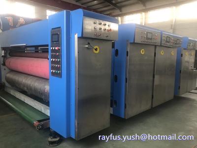 Cina 1 ~ macchina tagliante di stampa di 5 colori per cartone/stampatore Slotter Machine di Flexo in vendita