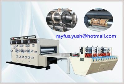 China Stampa di colore quattro di Slotter Die Cutter tre della stampante di Flexo di alta efficienza for sale
