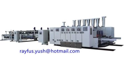 Cina Stampante Slotter Die Cutter/stampatrice di Full Auto Flexo flessografica della scatola in vendita