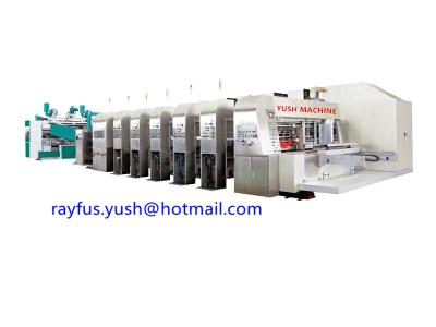 China Stampatore Slotter Die Cutter di Flexo dell'incartonamento di Ffg che piega incollando reggette in linea for sale