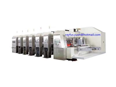 Cina Stampatore Slotter Die Cutter di Flexo dell'incartonamento di Ffg che piega incollando reggette in linea in vendita