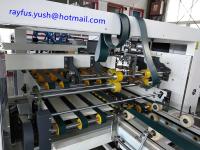 China Touch Screen Corrugated Carton Box Making Machine / Automatic Folder Gluer Stitcher for sale