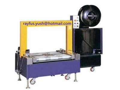 China Inline Box Erector Machine / Manual Semi Automatic Box Strapping Machine for sale