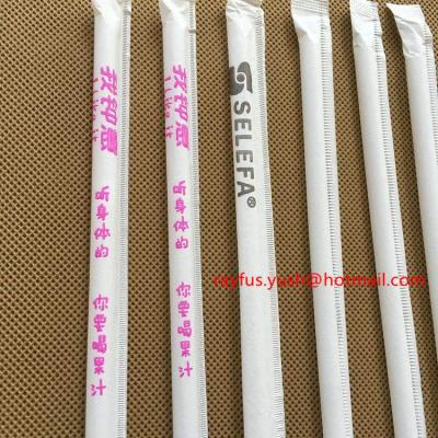 中国 ペーパーかプラスチック高性能の自動車のカウントのための単一のわらの包装機械 販売のため