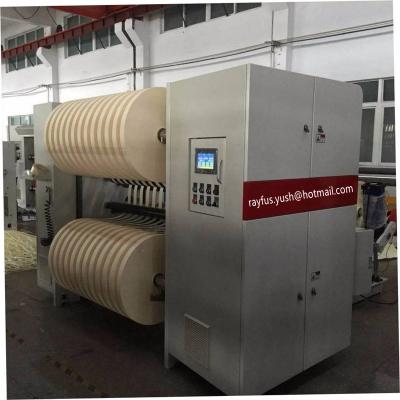 Cina Fabbricazione di carta enorme automatica del centro della metropolitana del tubo della macchina di Rewinder della taglierina del rotolo in vendita