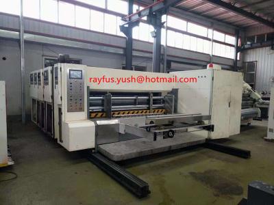 Cina Stampa di colori del CE 1-5 150pcs/Min Used Flexo Printer Slotter in vendita